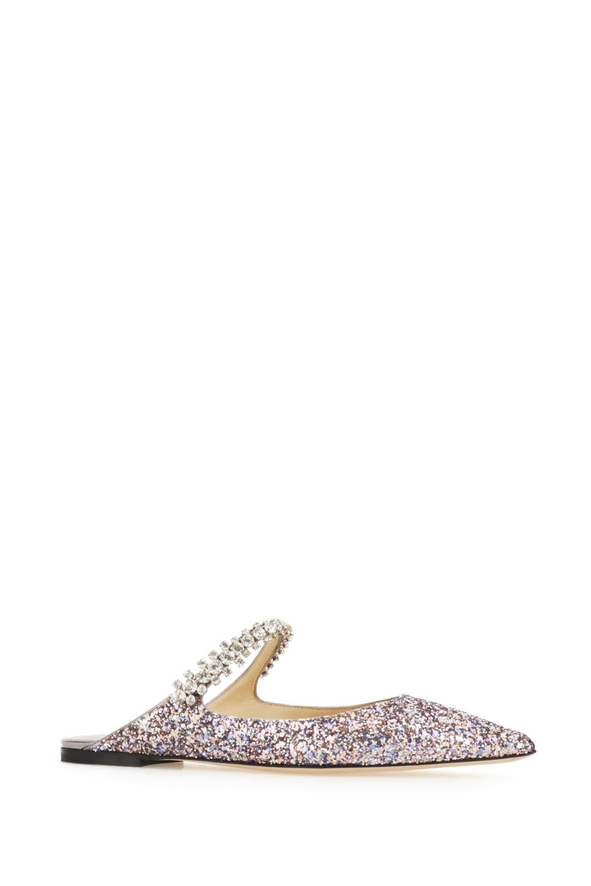 Jimmy Choo Embellished Fabric Bing Flat Ballerinas Jimmy Choo