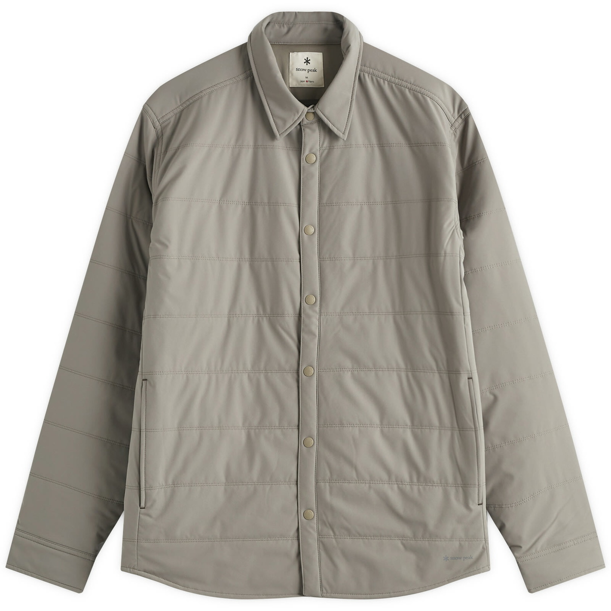 Snow Peak Men's Flexible Insulated Shirt in Khaki Snow Peak