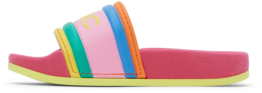 Marc Jacobs Kids Pink Rubber Slides Marc Jacobs