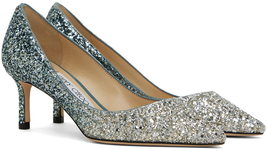 Jimmy Choo Silver Romy 60 Heels Jimmy Choo