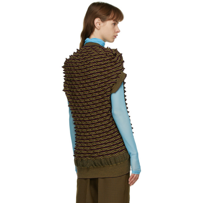 Kiko Kostadinov Multicolor Merino Wool Dimensional Vest Kiko Kostadinov