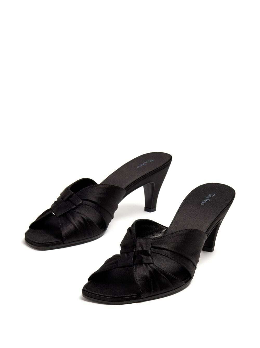 THE ROW - Soft Knot Satin Mules The Row