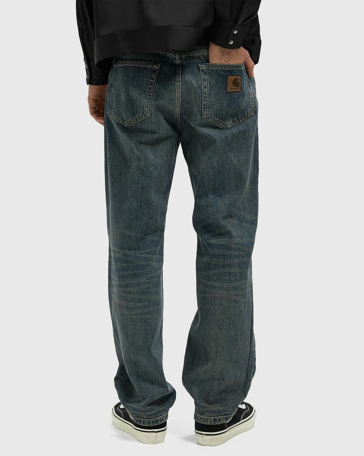 Carhartt WIP Aaron Pant Blue Mens Jeans Carhartt WIP