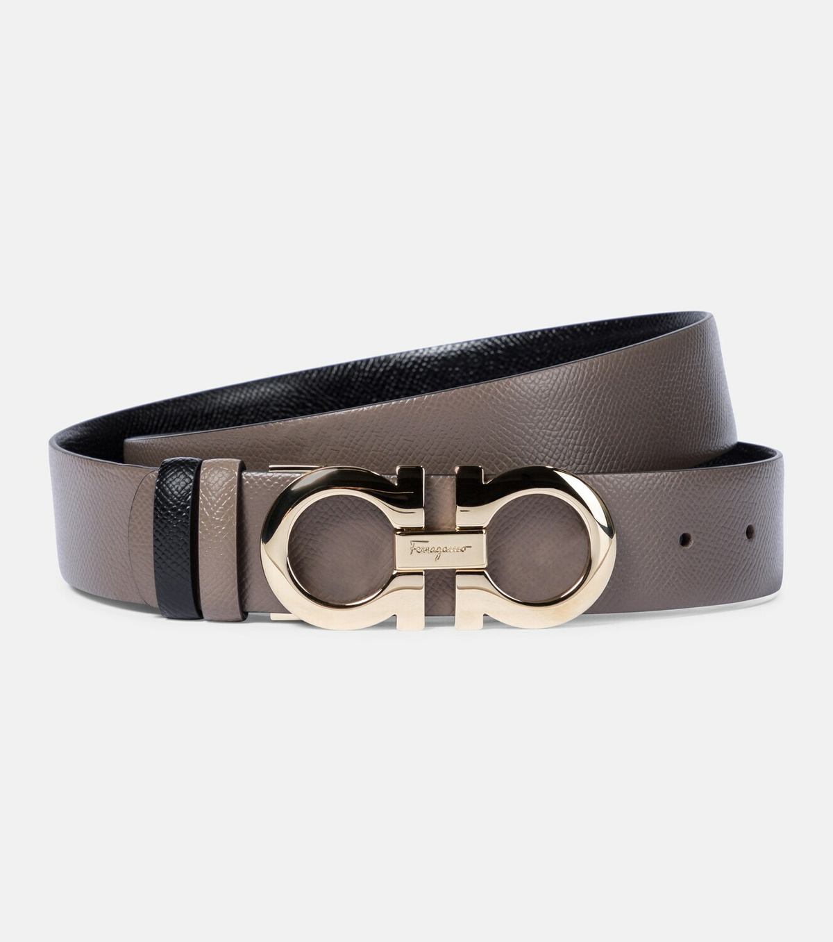 Ferragamo - Gancini reversible leather belt Salvatore Ferragamo