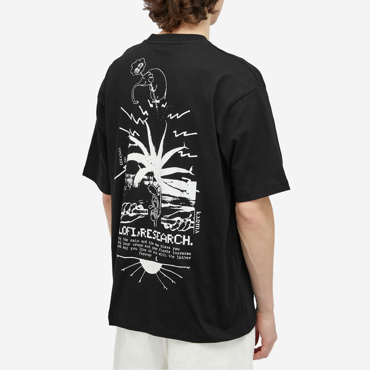 Lo-Fi Men's Good Karma T-Shirt in Black Lo-Fi