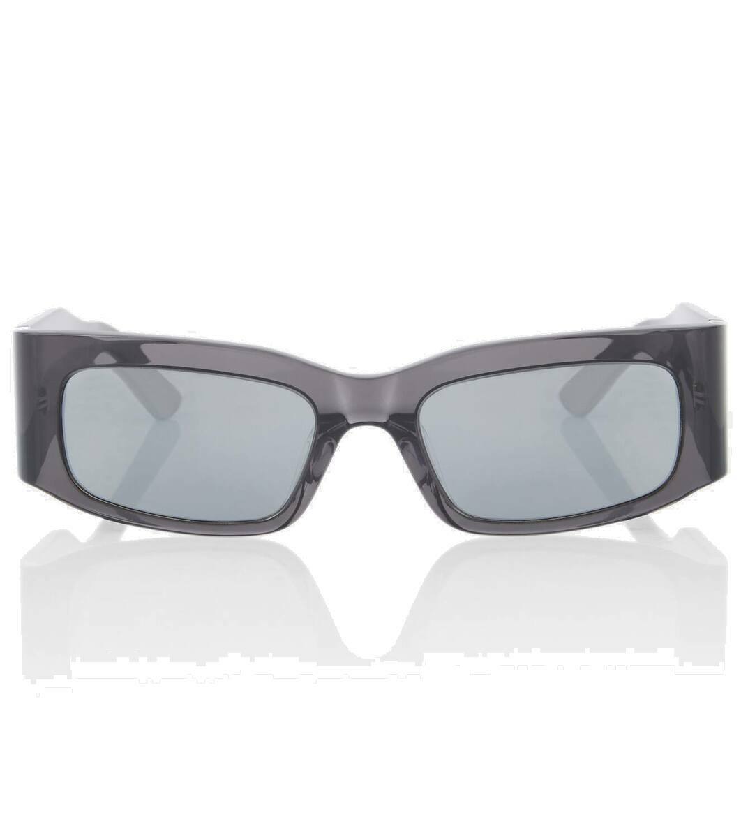 Balenciaga Logo rectangular sunglasses Balenciaga