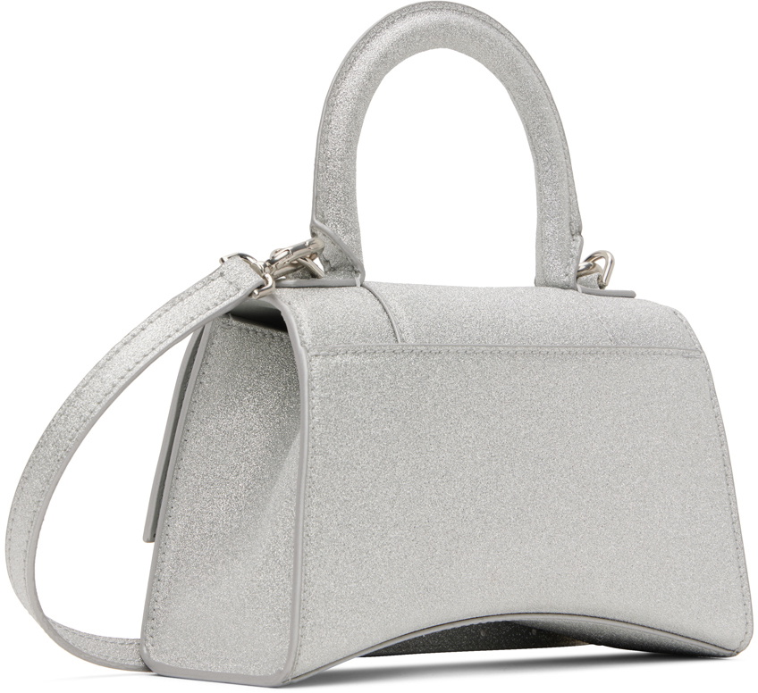 Balenciaga Silver XS Hourglass Bag Balenciaga