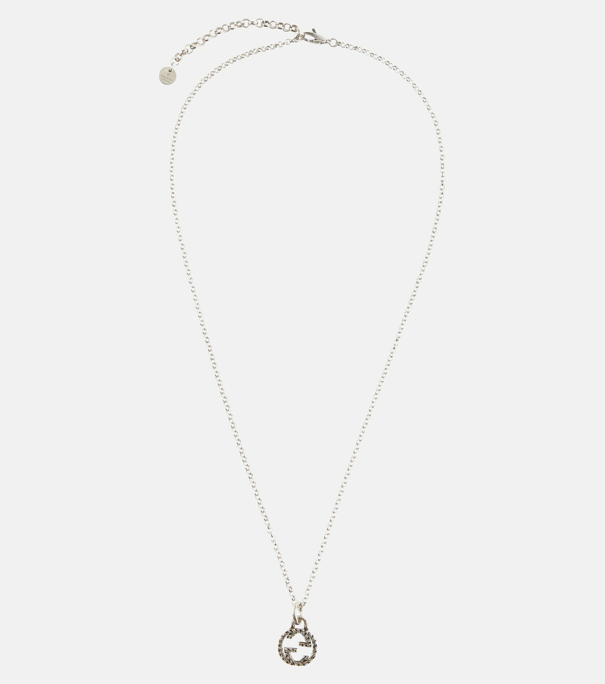 Gucci - Interlocking G sterling silver necklace Gucci