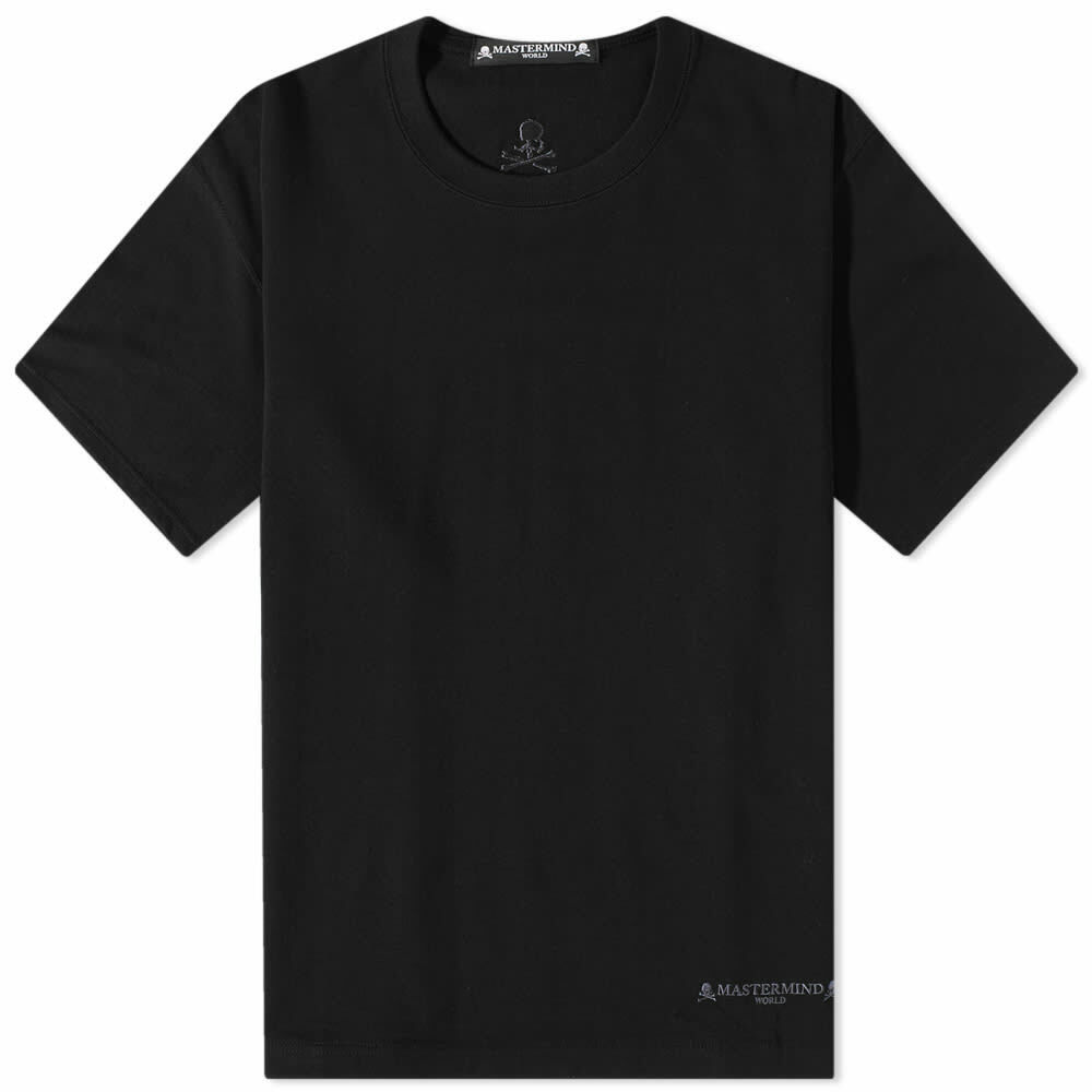 MASTERMIND WORLD Men's Loopwheel Logo T-Shirt in Black MASTERMIND WORLD