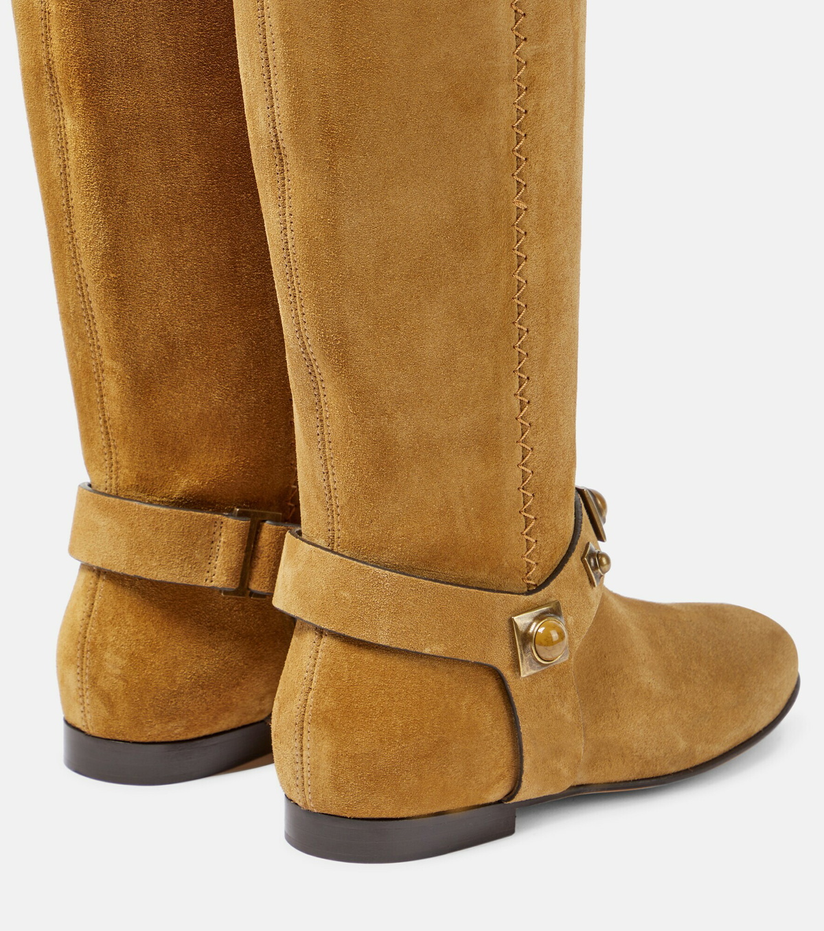 Etro - Crown Me suede knee-high boots Etro