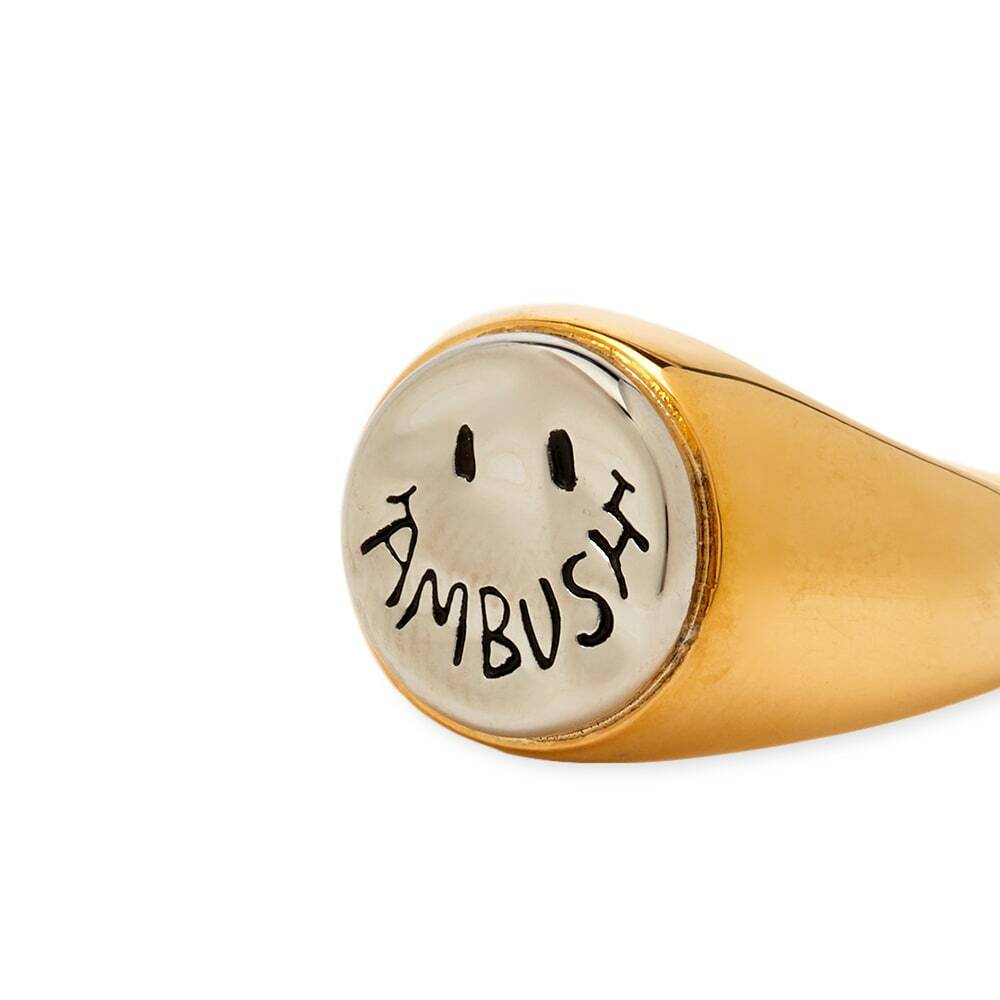 Ambush Women's Smiley Ring in Gold Ambush