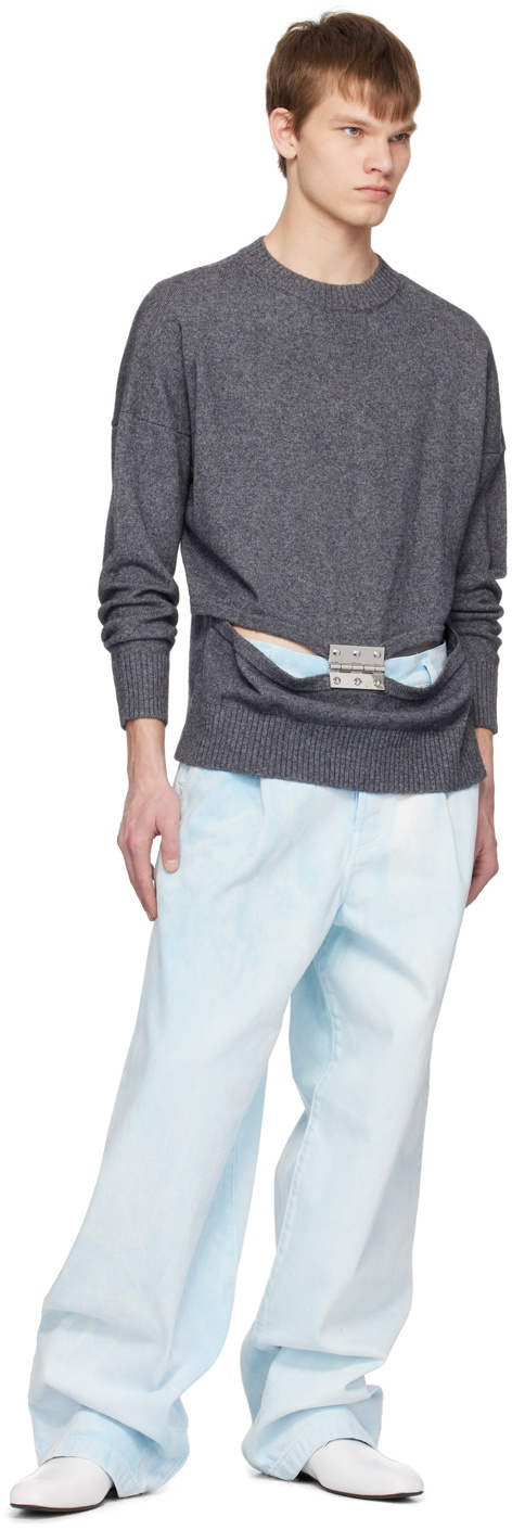 JW Anderson Gray Hinge Sweater JW Anderson