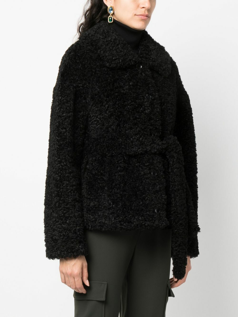PAROSH - Short Faux Fur Jacket Parosh