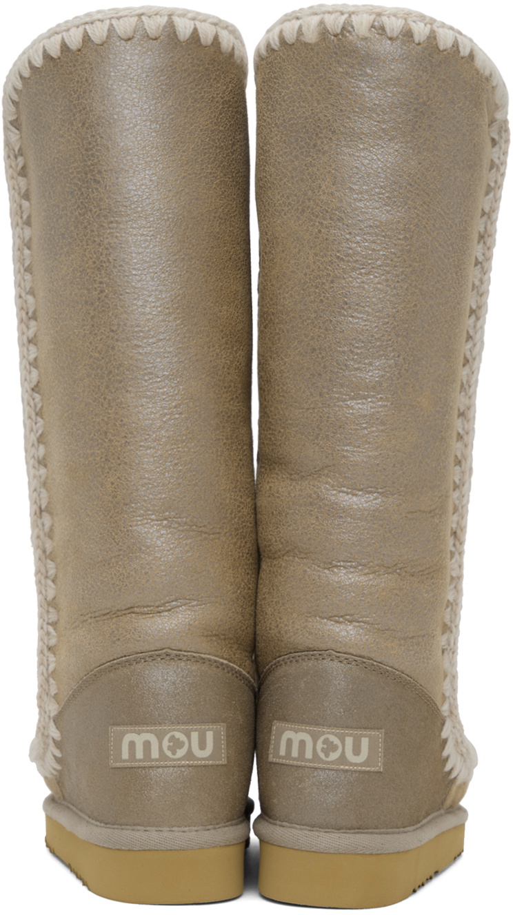Mou Beige 40 Shearling Boots Mounser