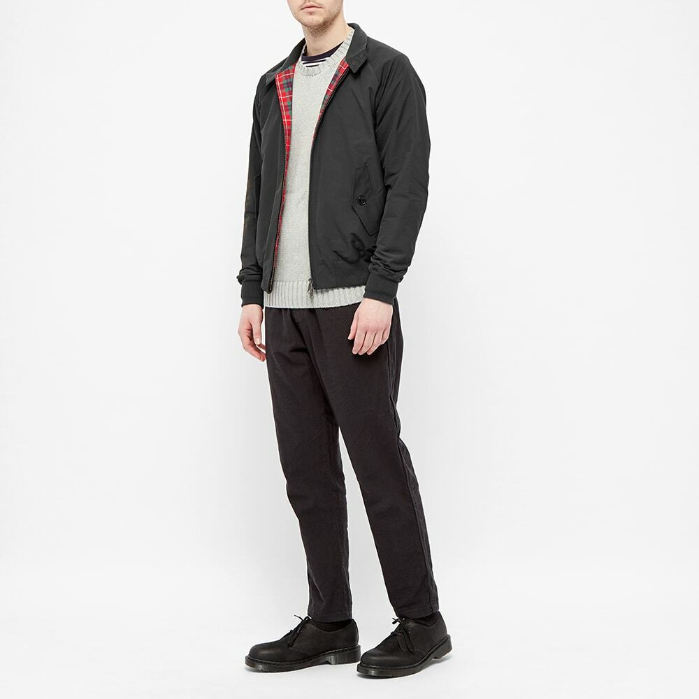 Baracuta Men's G9 Original Harrington Jacket in Faded Black Baracuta