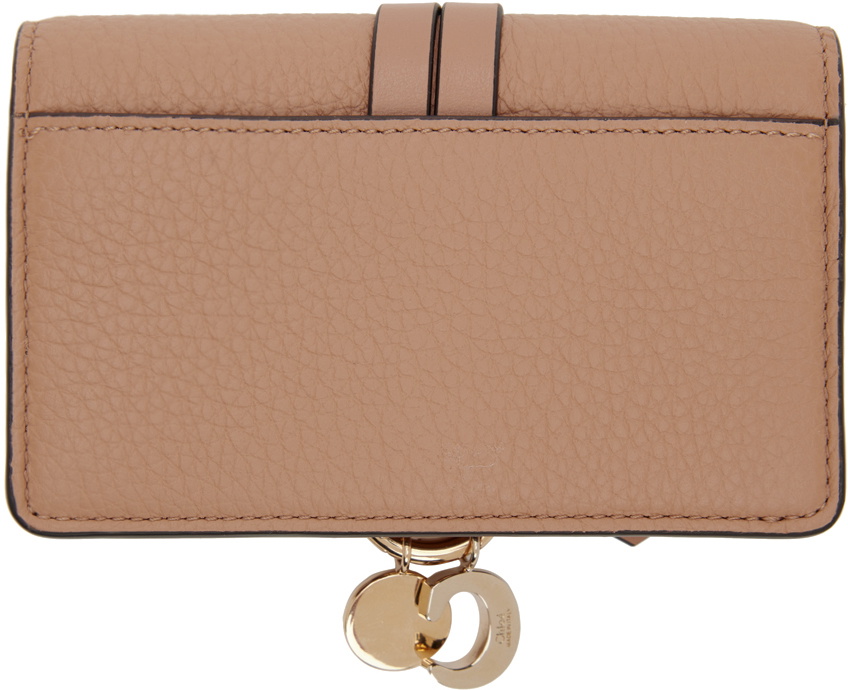 Chloé Tan Alphabet Card Holder Chloe