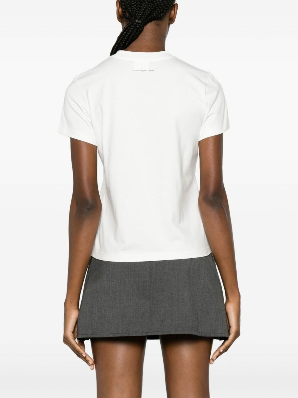 COURRÈGES - Logo Cotton T-shirt Courreges
