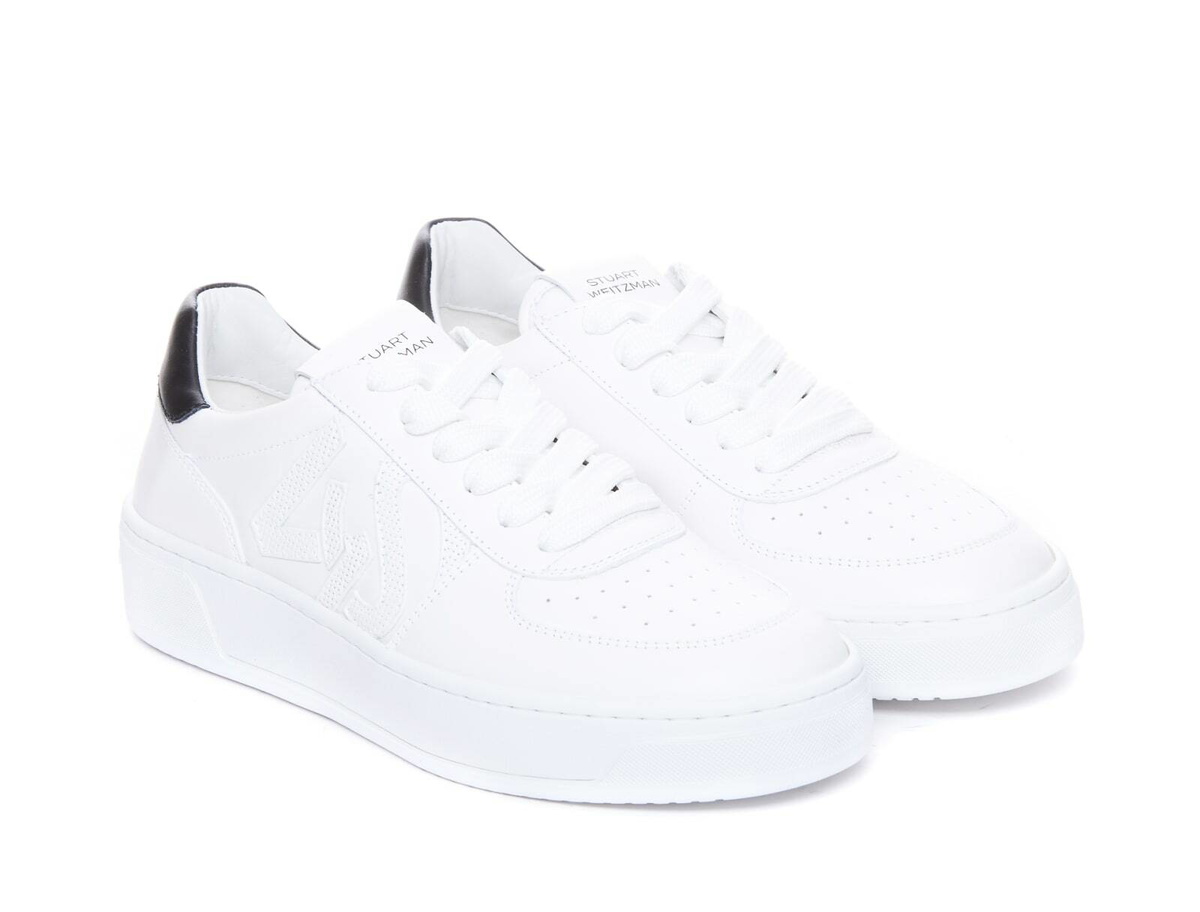 Stuart Weitzman Sw Courtside Monogram Sneakers Stuart Weitzman