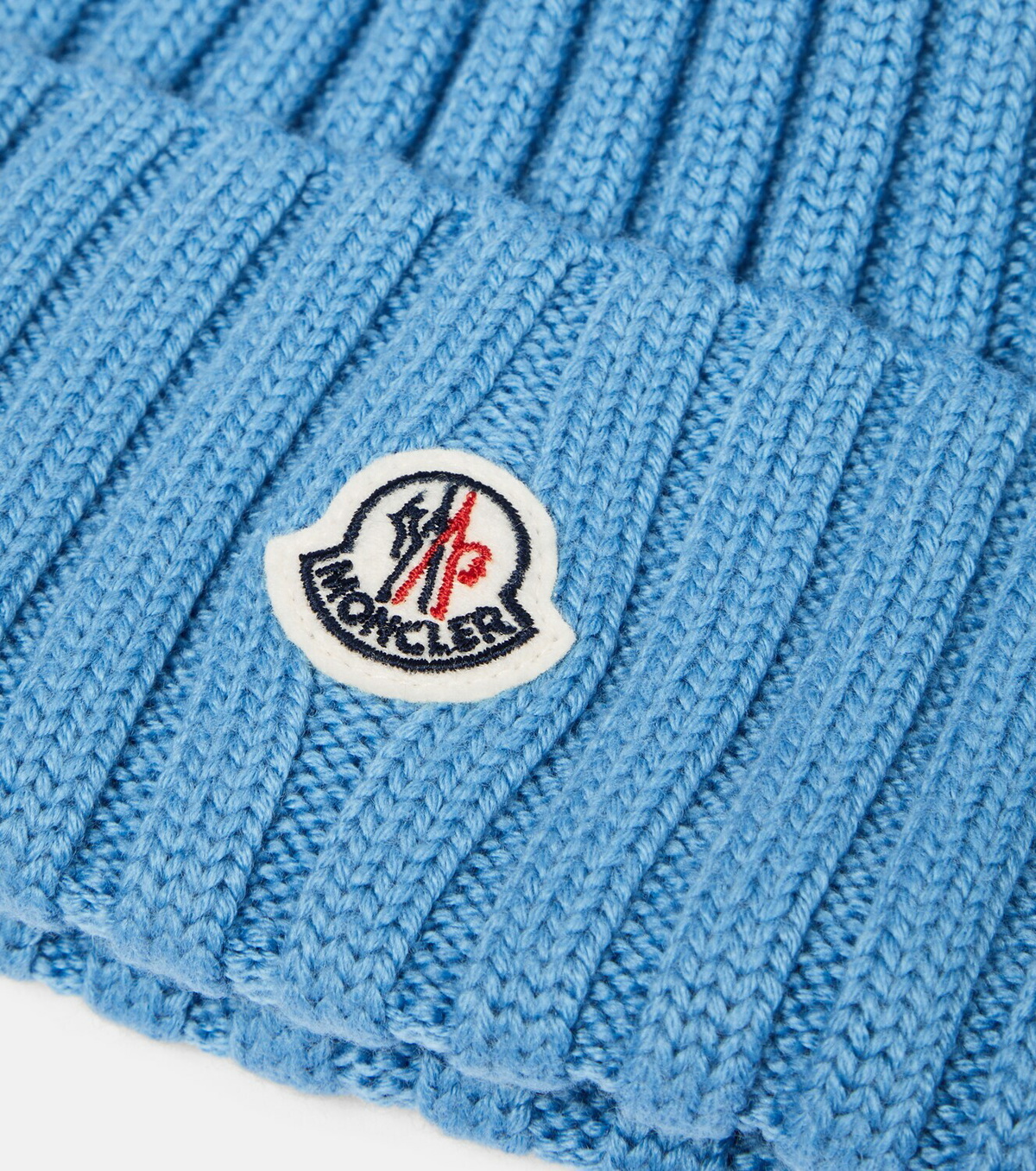Moncler Ribbed-knit wool beanie Moncler