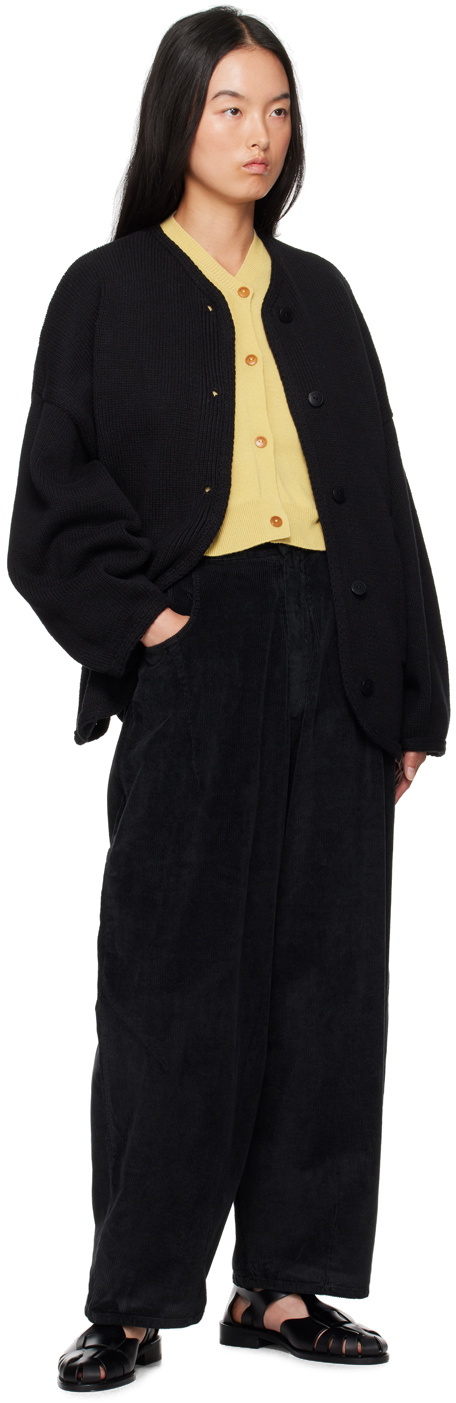 Cordera Black Cotton Cardigan CORDERA