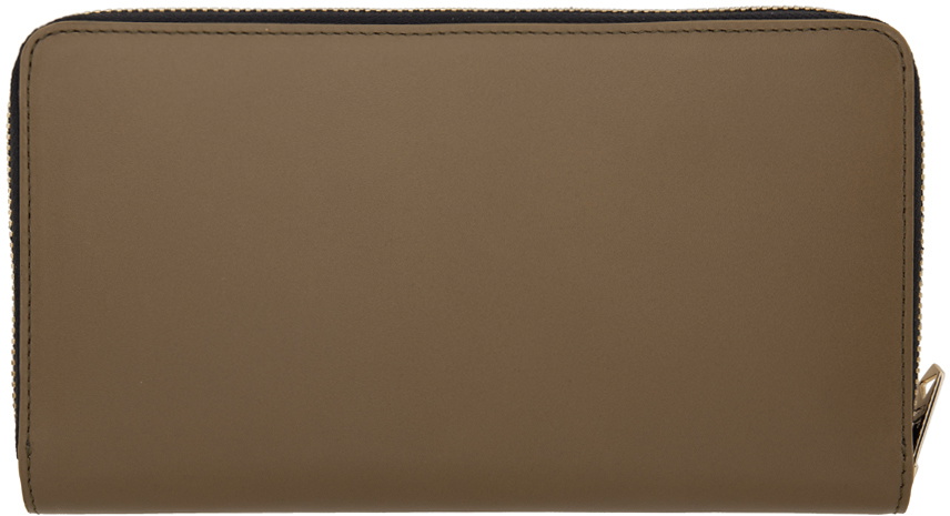 Paul Smith Khaki Large Zip-Around Wallet Paul Smith