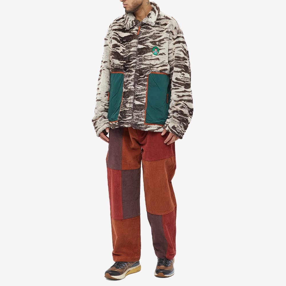 Brain Dead Men's Readers Fur Jacket in Tiger Brown Brain Dead