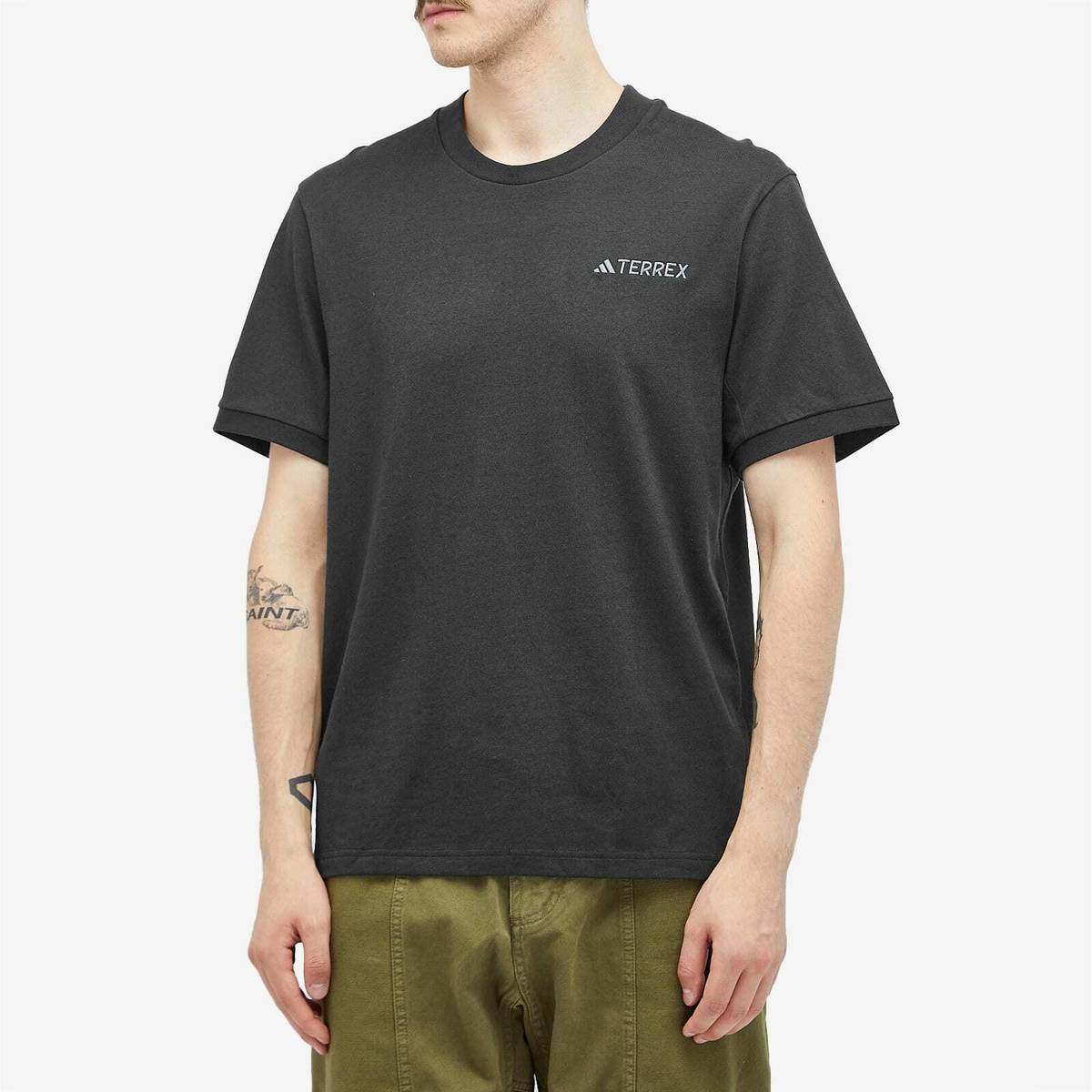 Adidas Men's XPL Logo T-Shirt in Black adidas