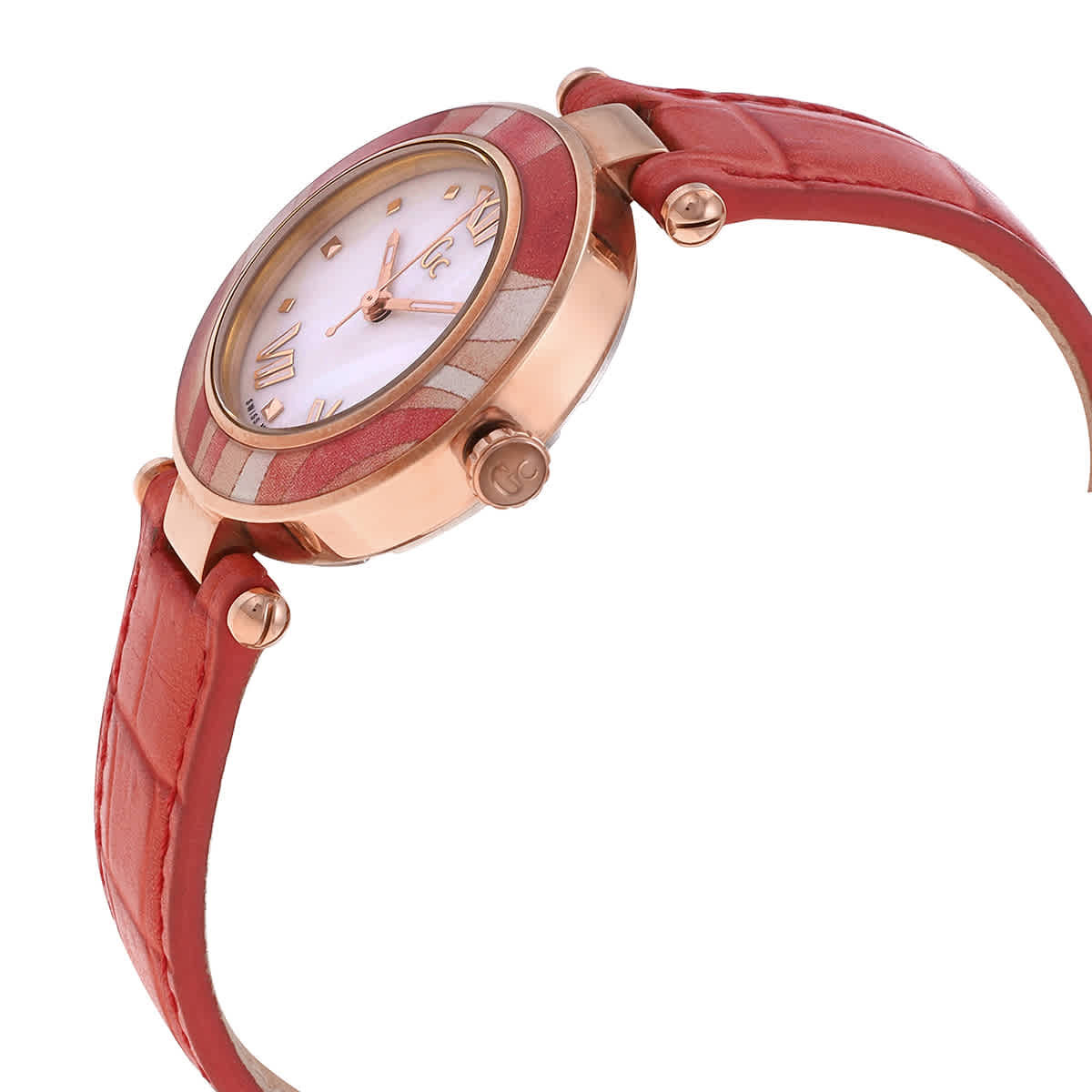 Guess Quartz Mother of Pearl Dial Ladies Watch Y12006L1 GUESS