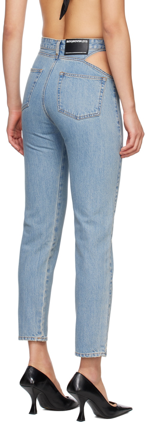 Boyarovskaya Blue Tongs Jeans