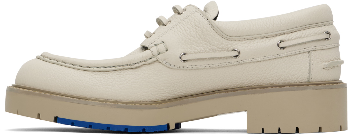 Burberry Beige Raft Boat Shoes Burberry