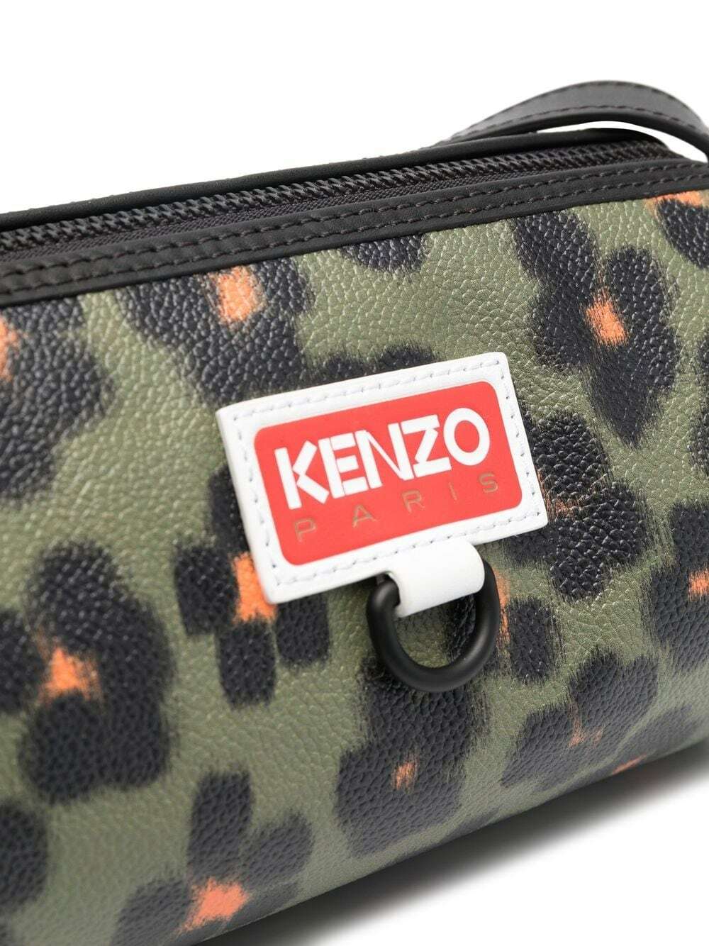KENZO - Tube Leopard Print Crossbody Bag Kenzo