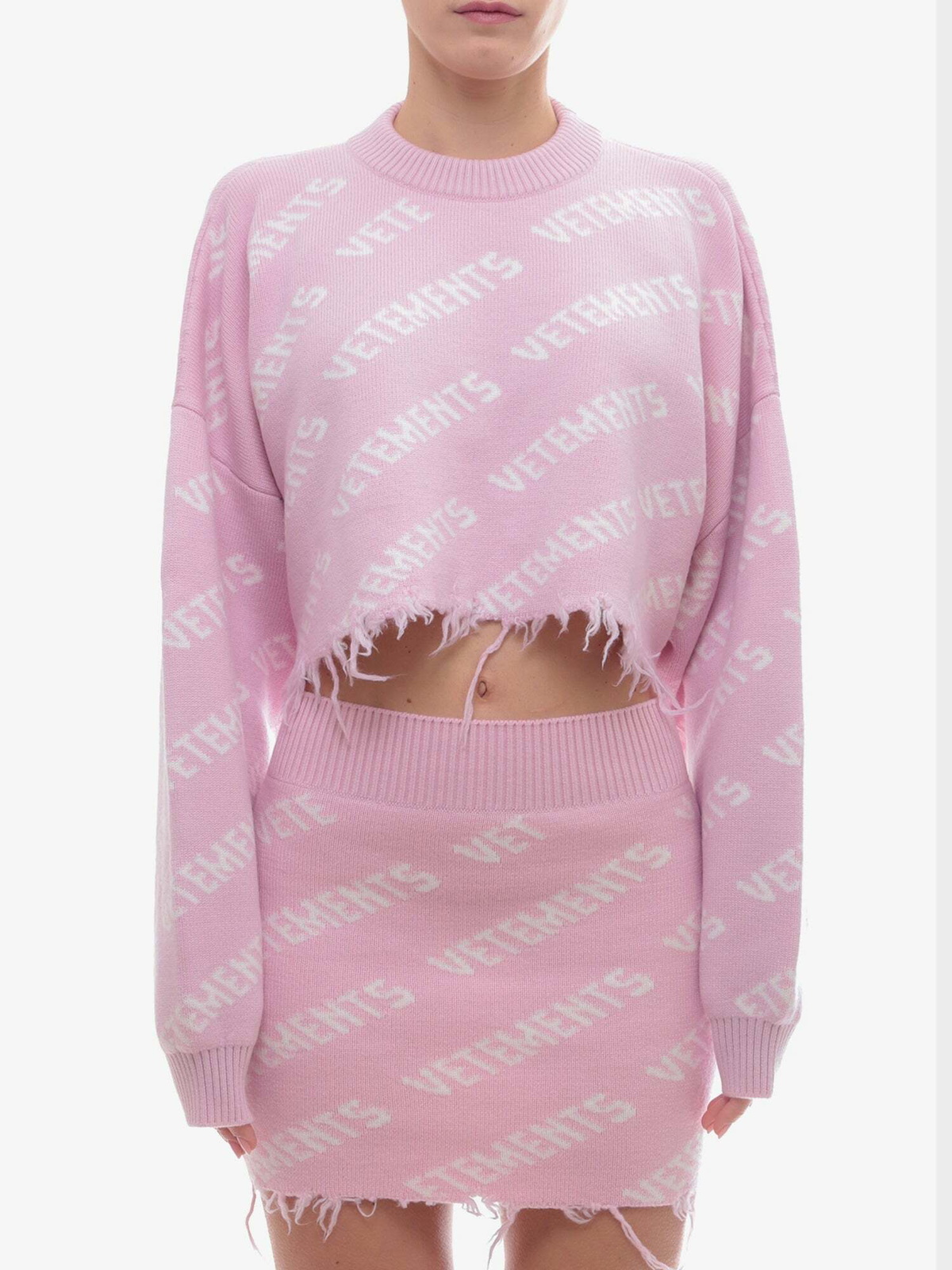 Vetements Sweater Pink Womens Vetements