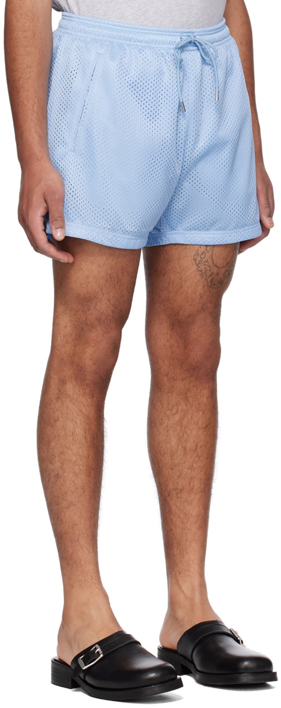 Second/Layer Blue Drawstring Shorts Second/Layer