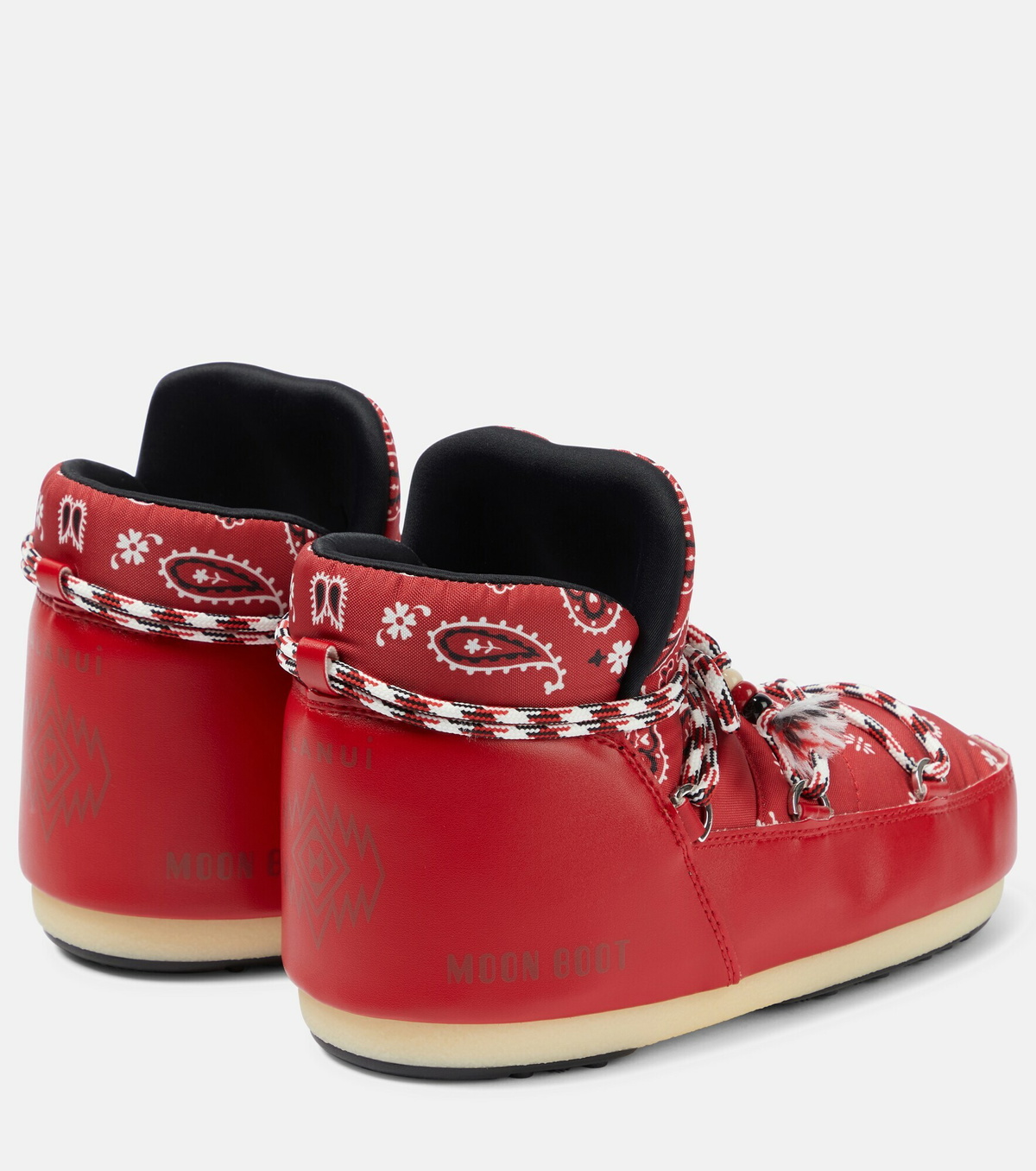 Alanui - Full Moon bandana-print boots Alanui