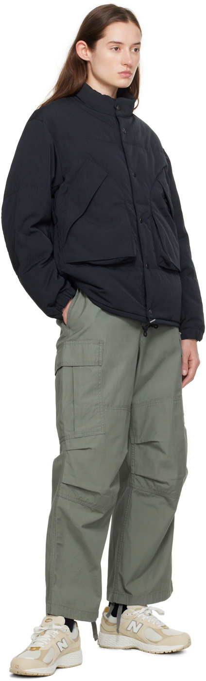 Snow Peak Black Fire-Resistant Down Jacket Snow Peak