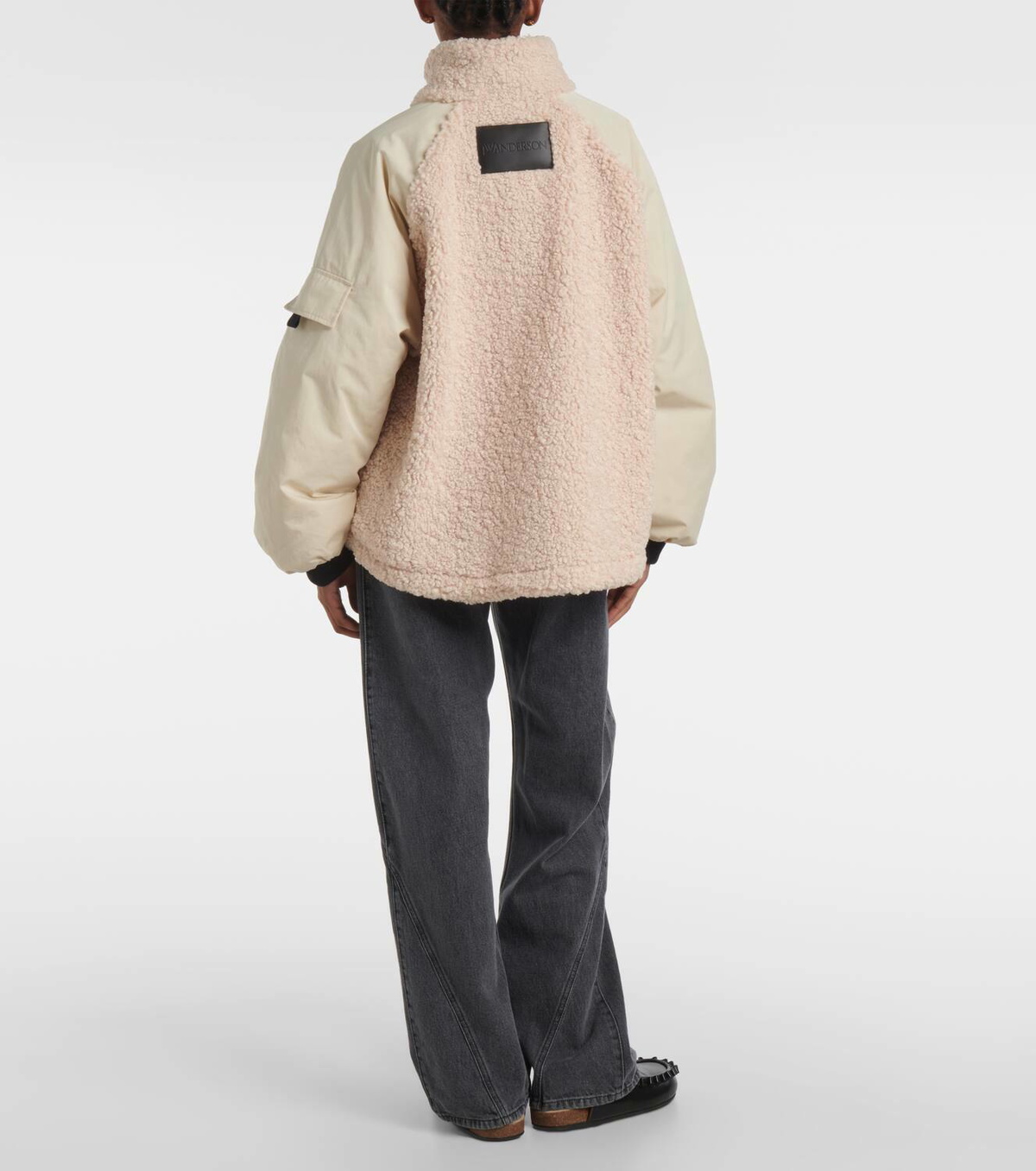 JW Anderson Colorblocked fleece jacket JW Anderson