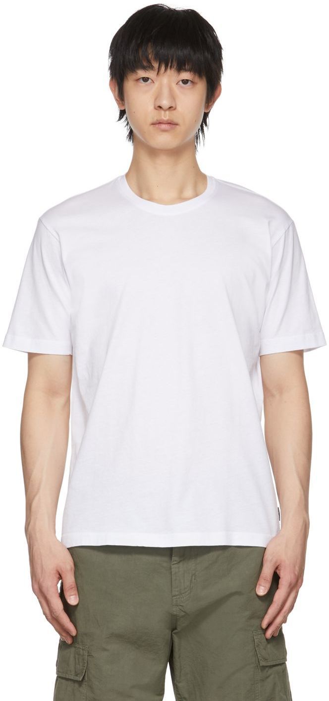 Aspesi White Cotton T-Shirt Aspesi