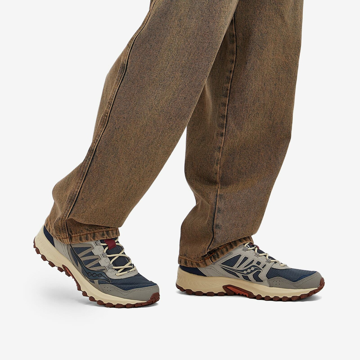Saucony Men's Grid Peak in Navy/Grey Saucony