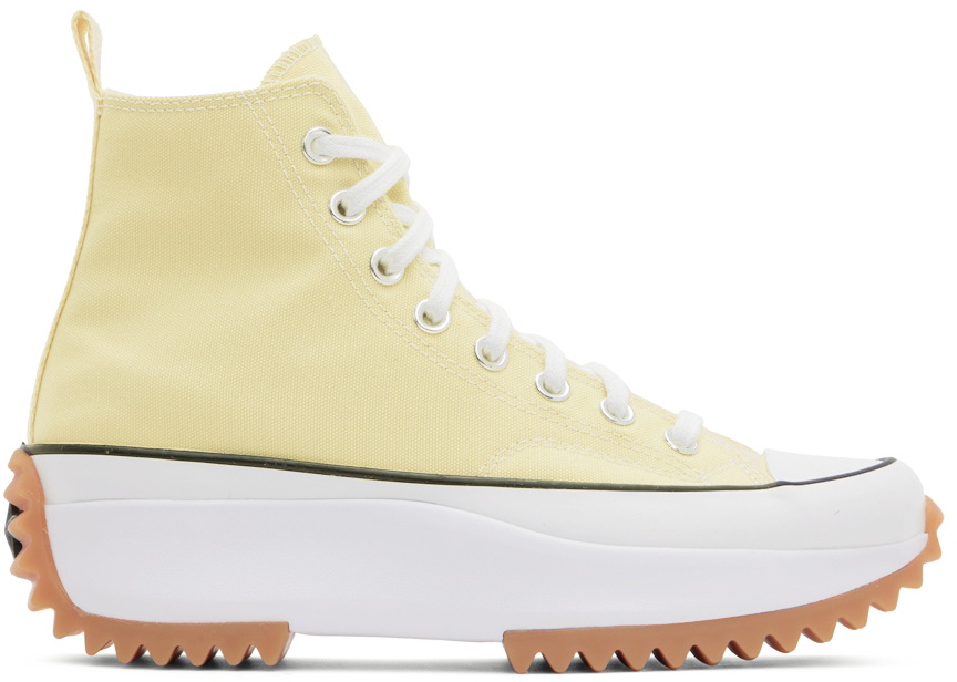 Converse Yellow Run Star Hike Hi Sneakers Converse
