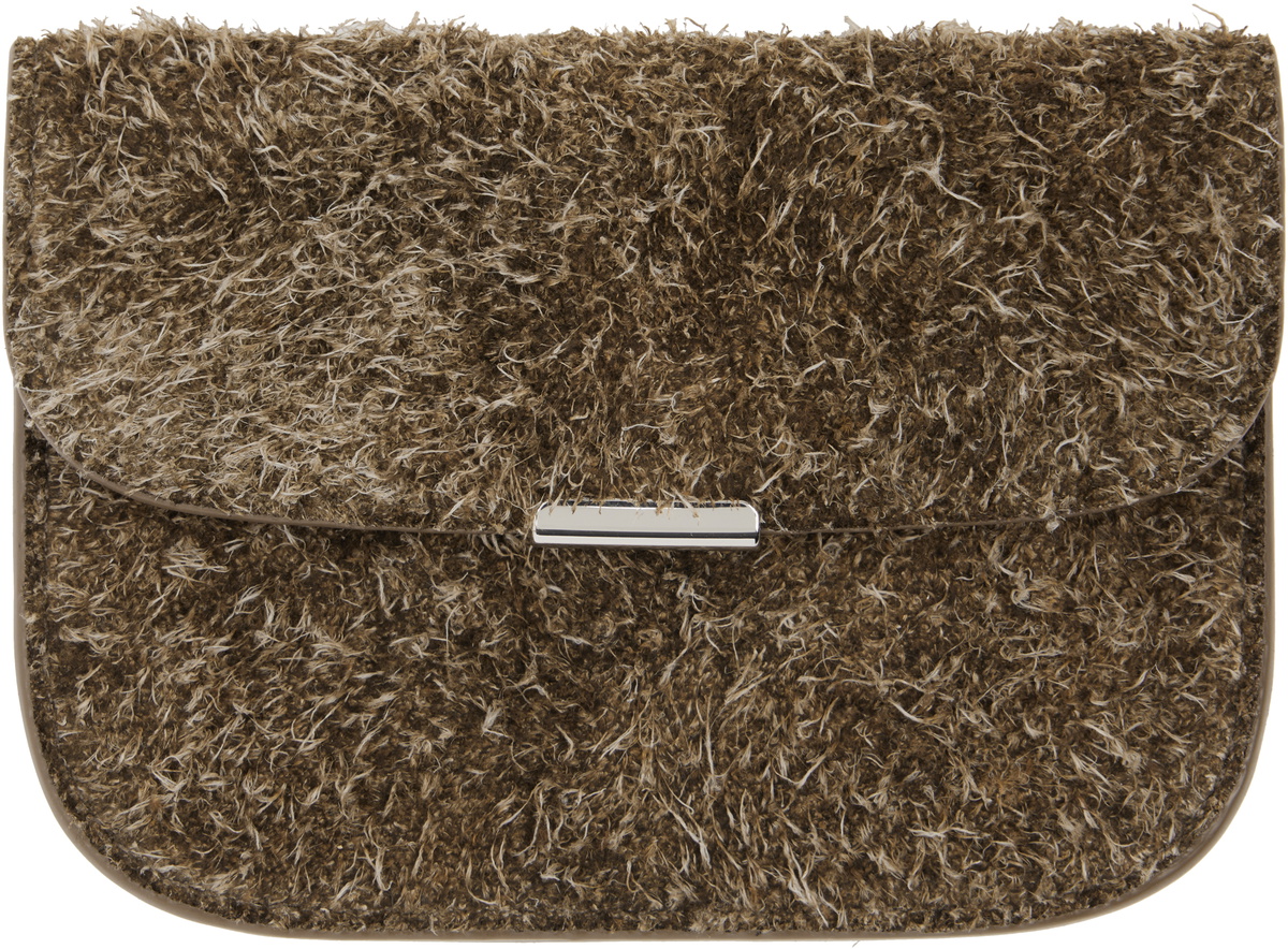 LEMAIRE Brown Soft Tab Card Holder Lemaire