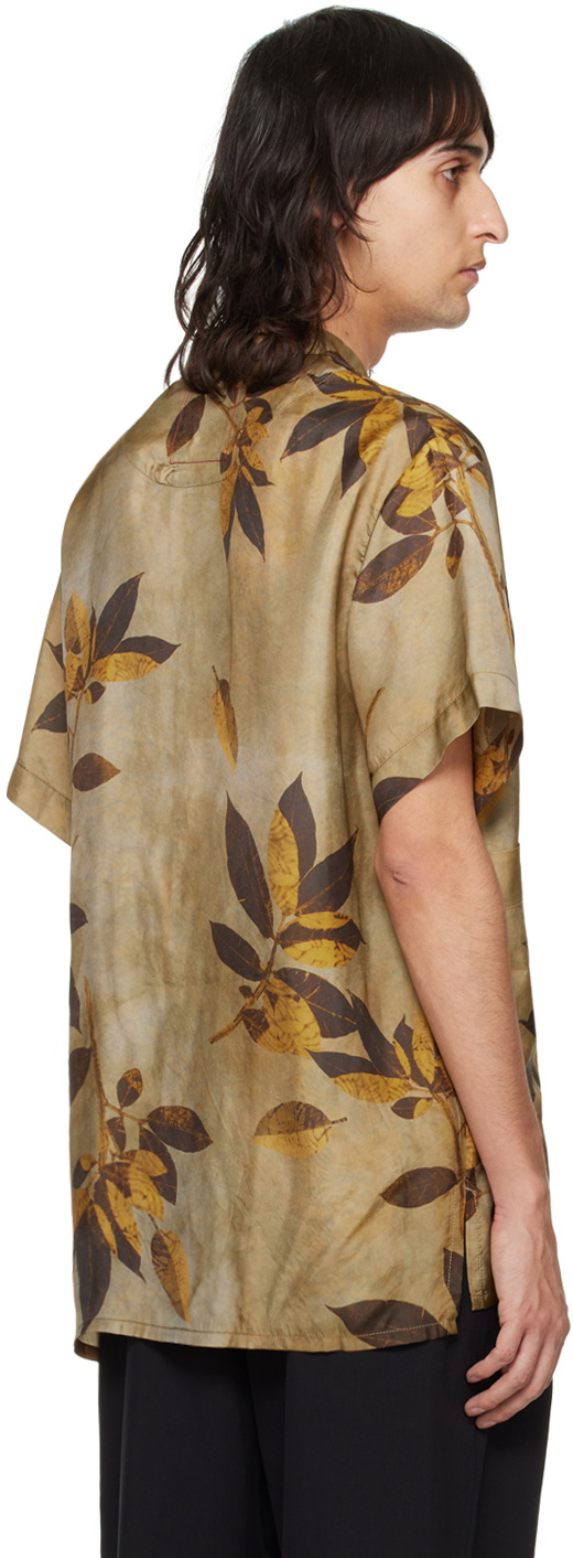 UMA WANG Tan Terry Shirt