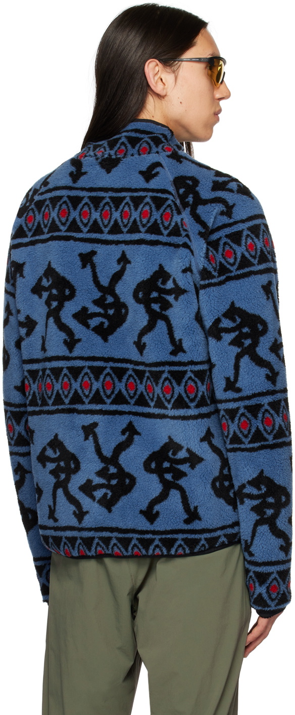 District Vision Blue Greg Cabin Sweater District Vision