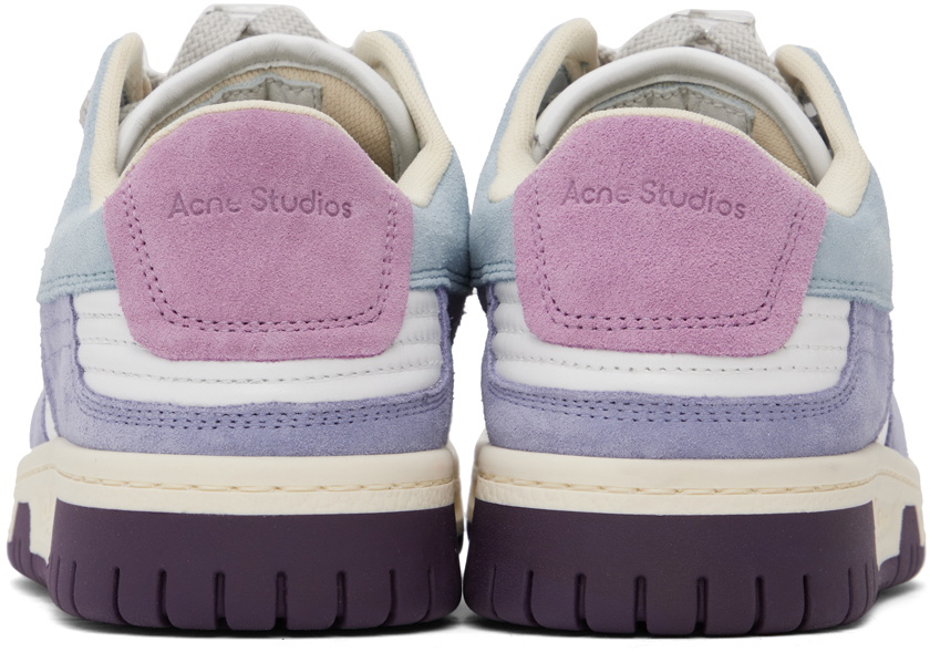 Acne Studios Blue & Purple Preppy Low Sneakers Acne Studios