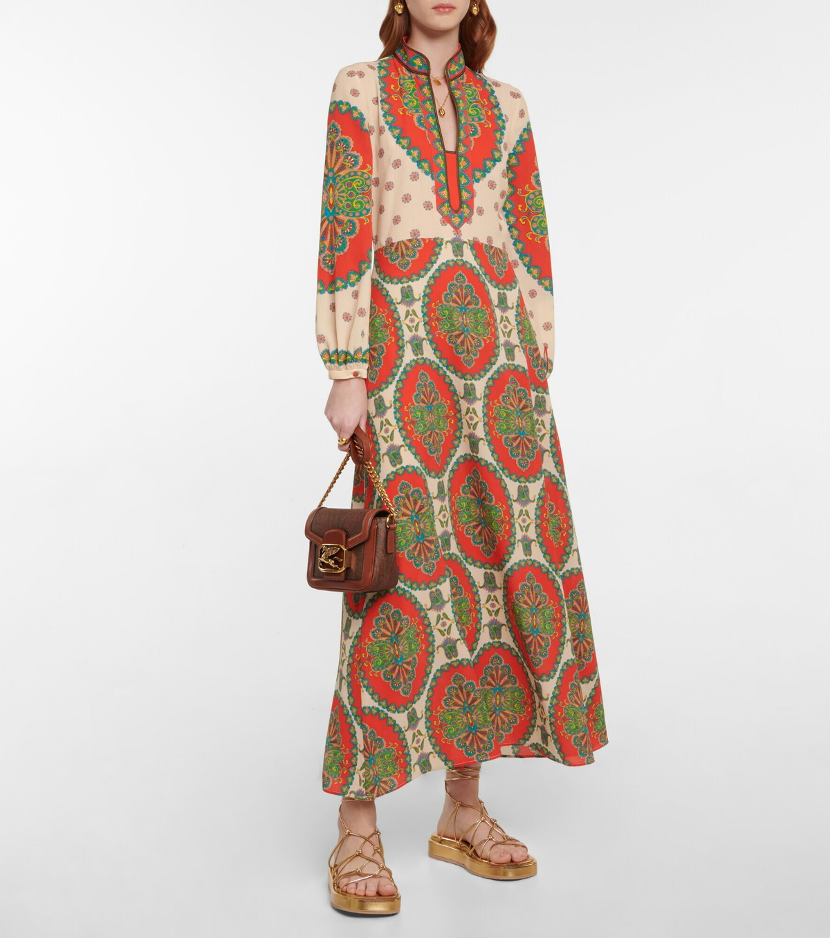 Etro - Printed midi dress Etro