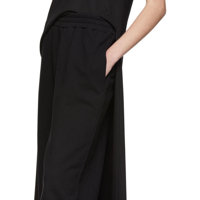 MM6 Maison Margiela SSENSE Exclusive Black Split Lounge Pants MM6 ...