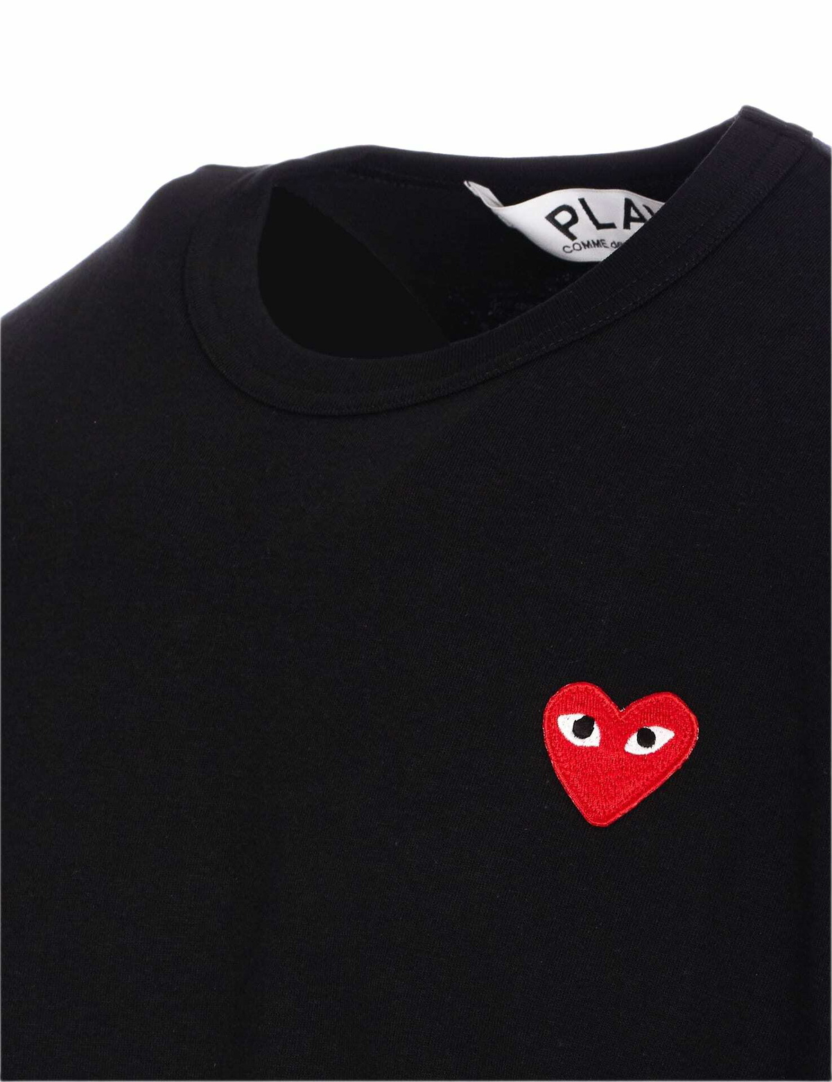 Comme des Garçons Play Heart Patch Logo T-shirt Comme des Garcons Play