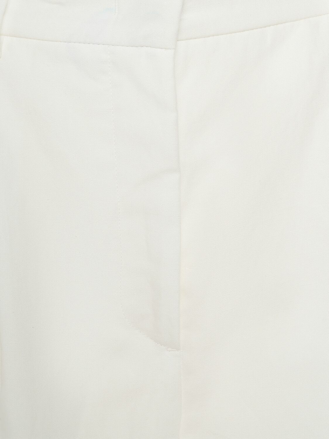 WEEKEND MAX MARA Ecuba Cotton & Linen Canvas Shorts Weekend Max Mara