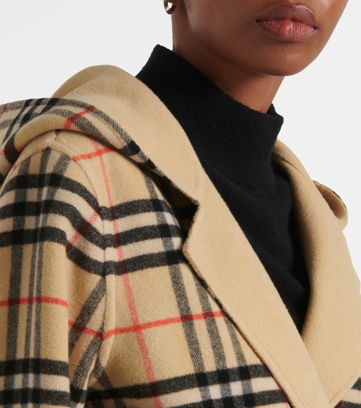 Burberry Burberry Check reversible wool coat Burberry