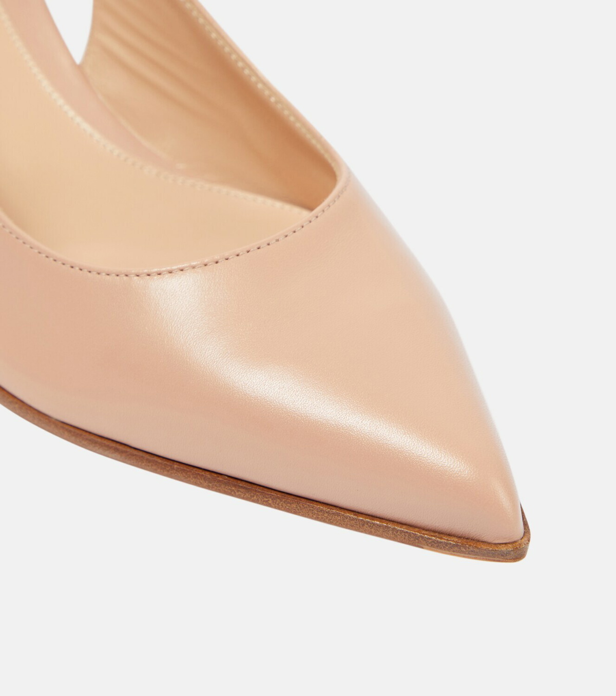Gianvito Rossi Piper leather slingback pumps Gianvito Rossi