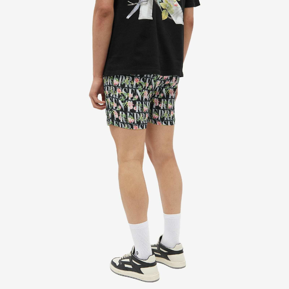 Represent Men's Floral Short in Black Represent